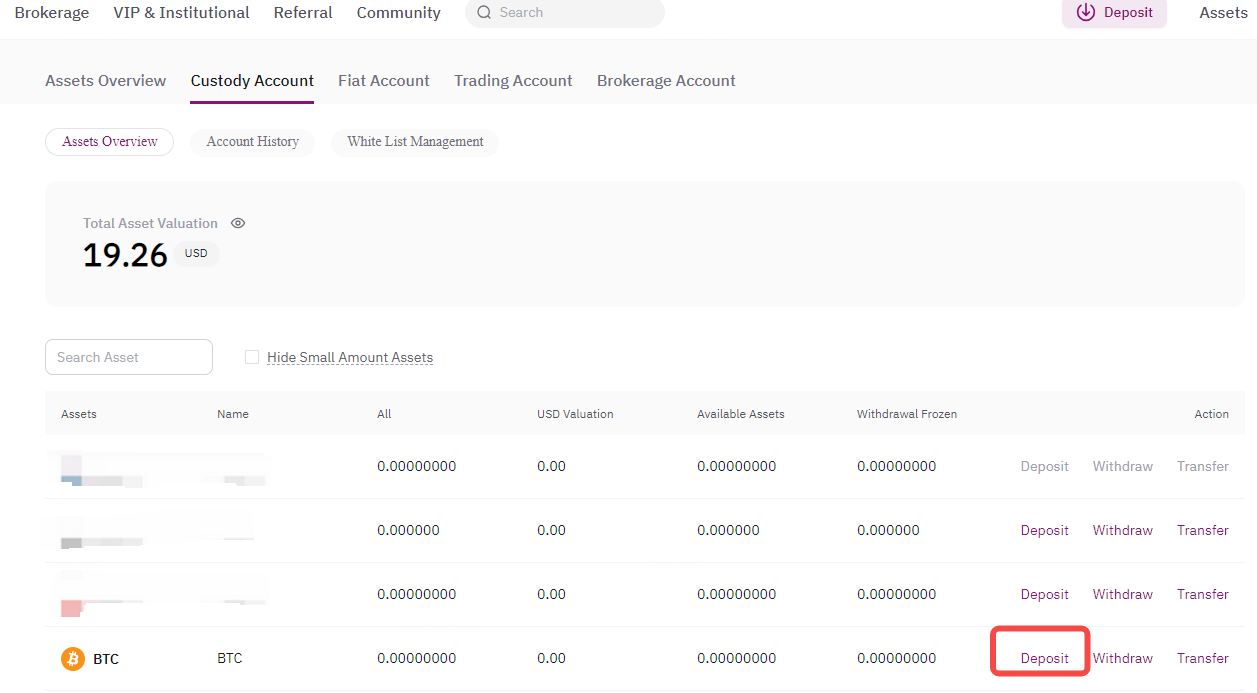 How do I deposit funds from my personal wallet to HashKey Exchange ...