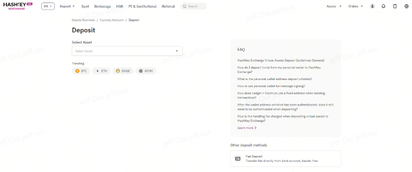 How do I withdraw virtual assets from a third-party exchange to HashKey ...